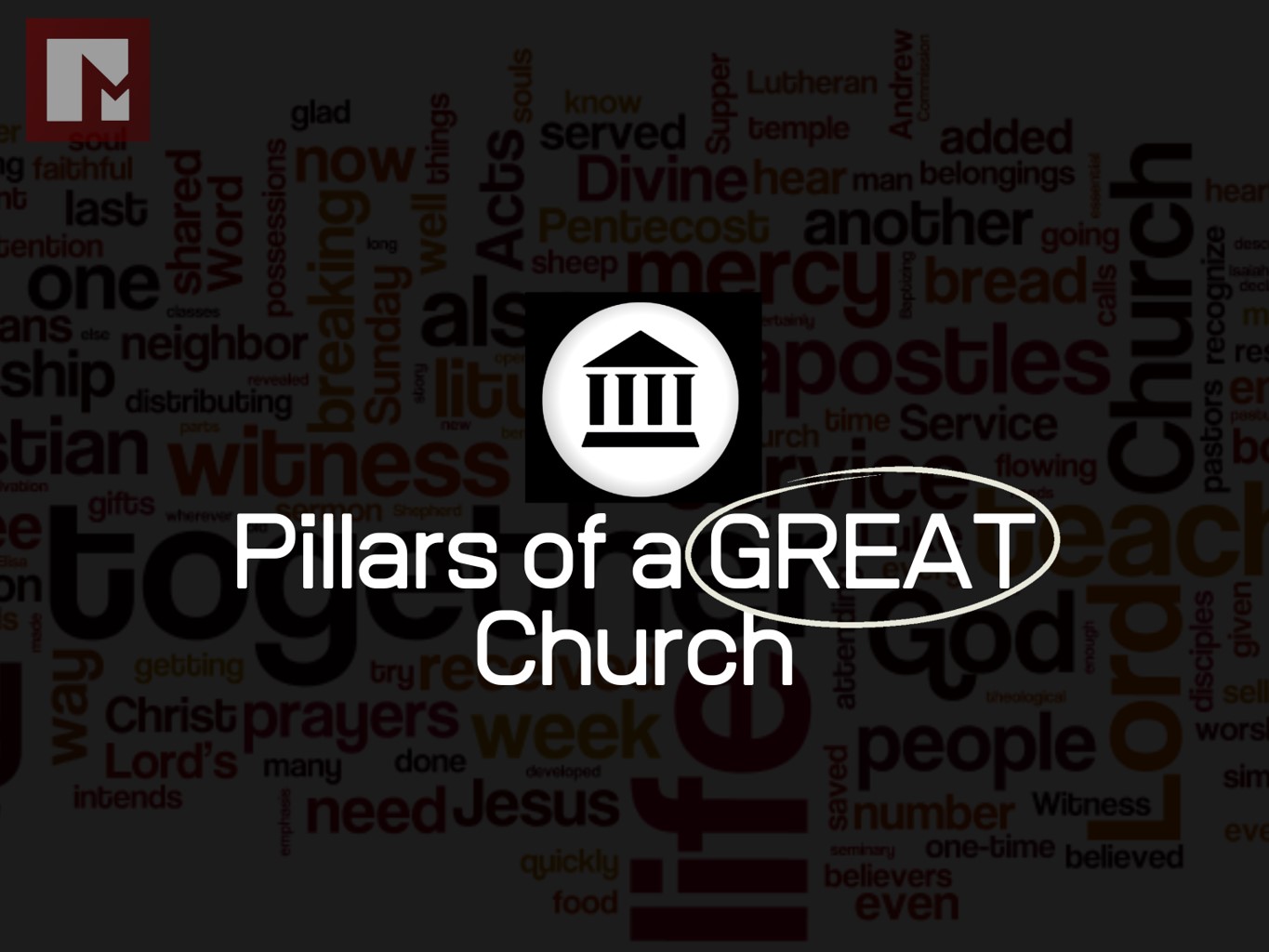 Pillars - Communion - Magheralin Parish